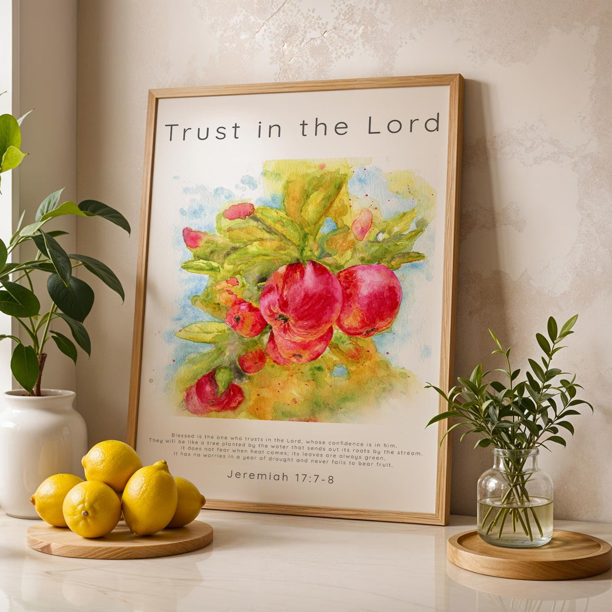 Bible Verses from the Book of Jeremiah – Christian Wall Art